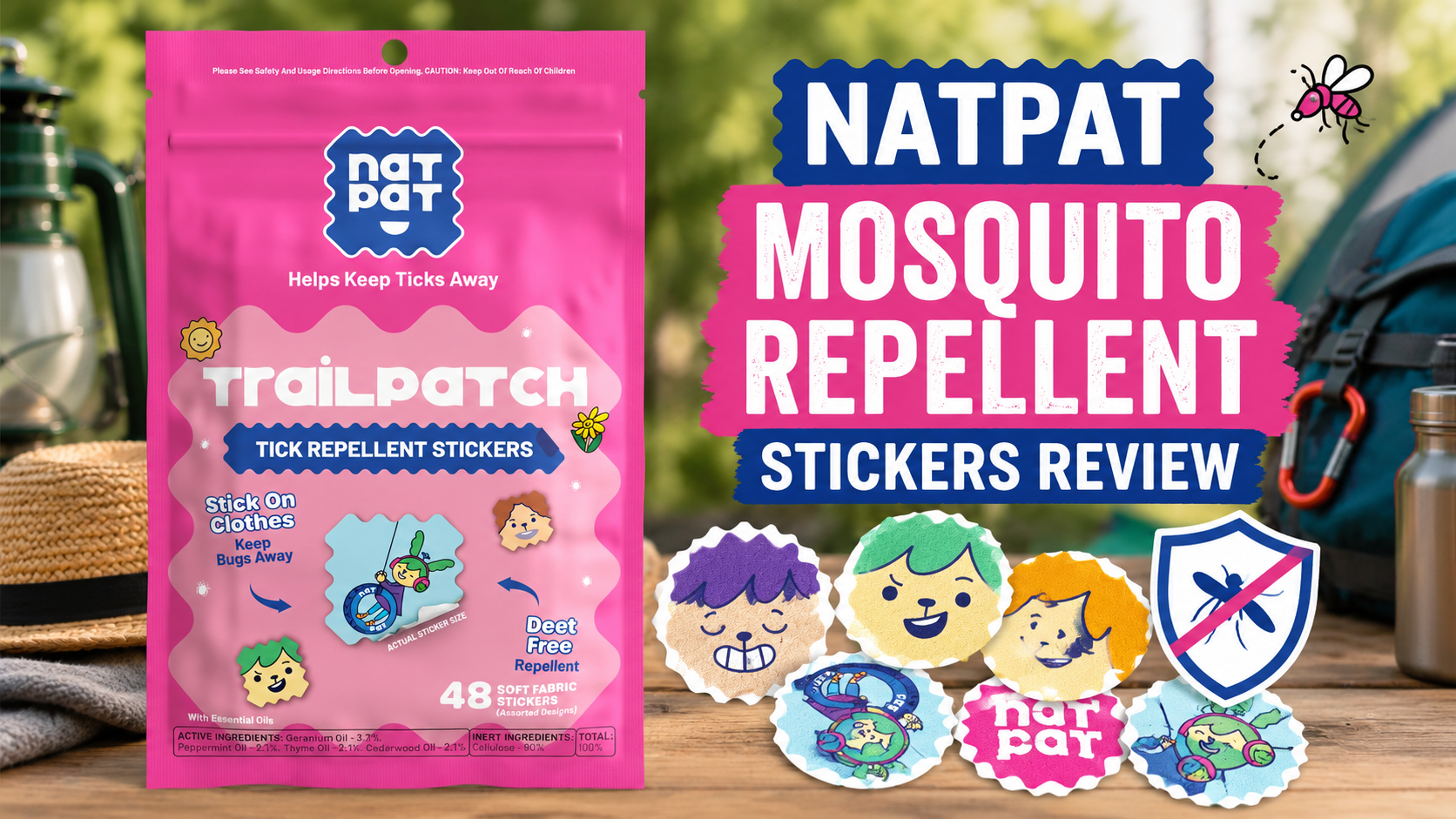 NatPat Mosquito Repellent Stickers Review - Do They Really Work? | BC ...